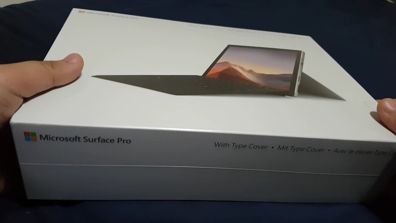 Microsoft Surface Pro 7 Unboxing || 10th Intel Core I5 CPU and 256GB ...