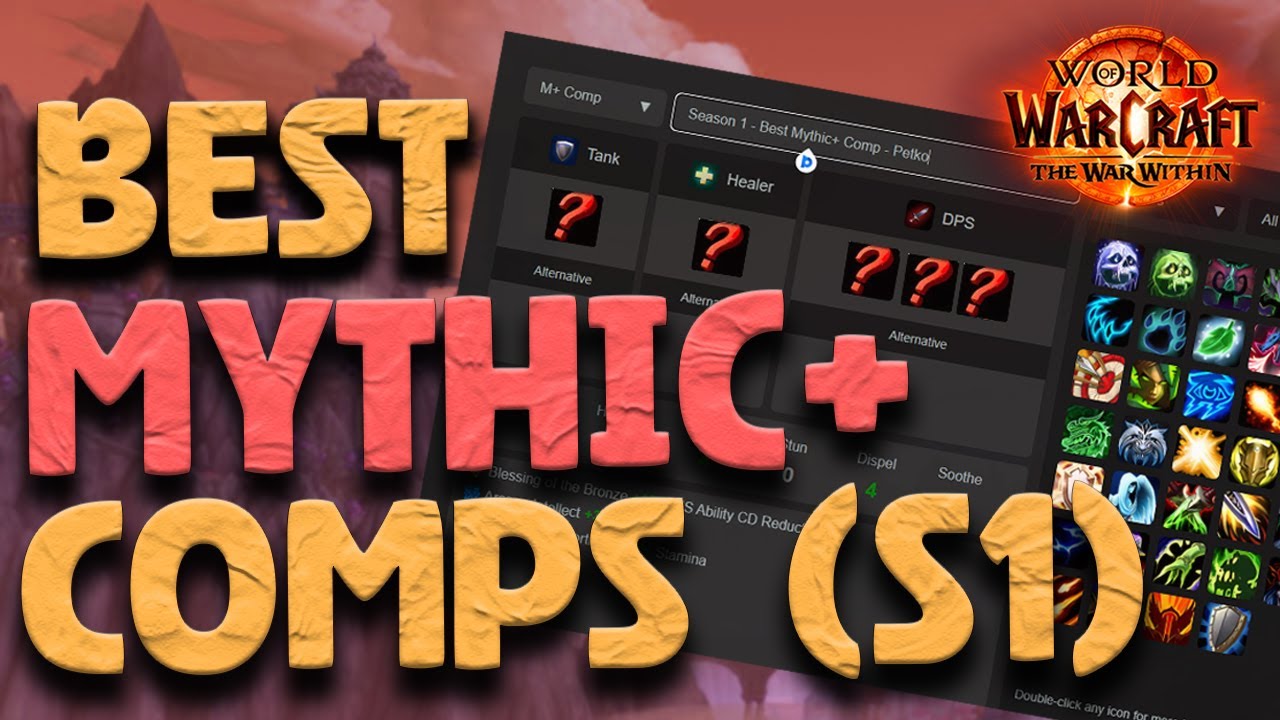 The BEST Group Compositions in MYTHIC+ | The War Within - YouTube