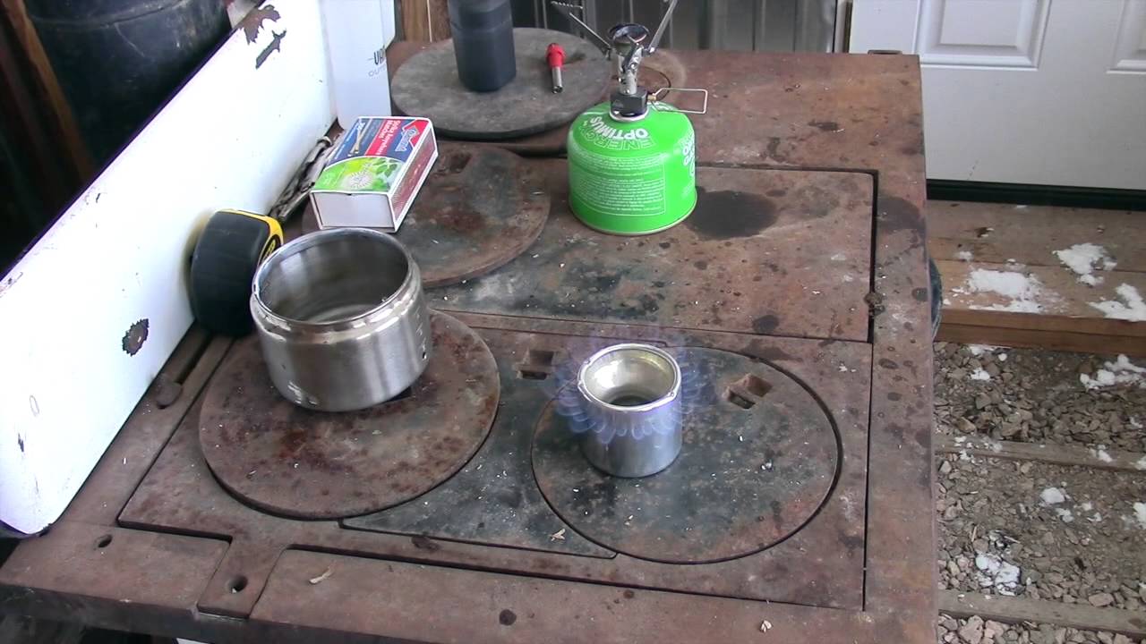Alcohol Stove and MSR Micro Rocket - YouTube