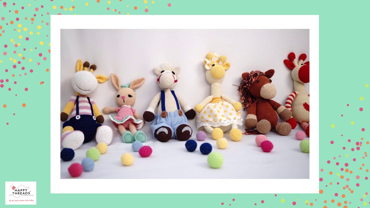 Happy Threads Amigurumi Soft Toys - YouTube