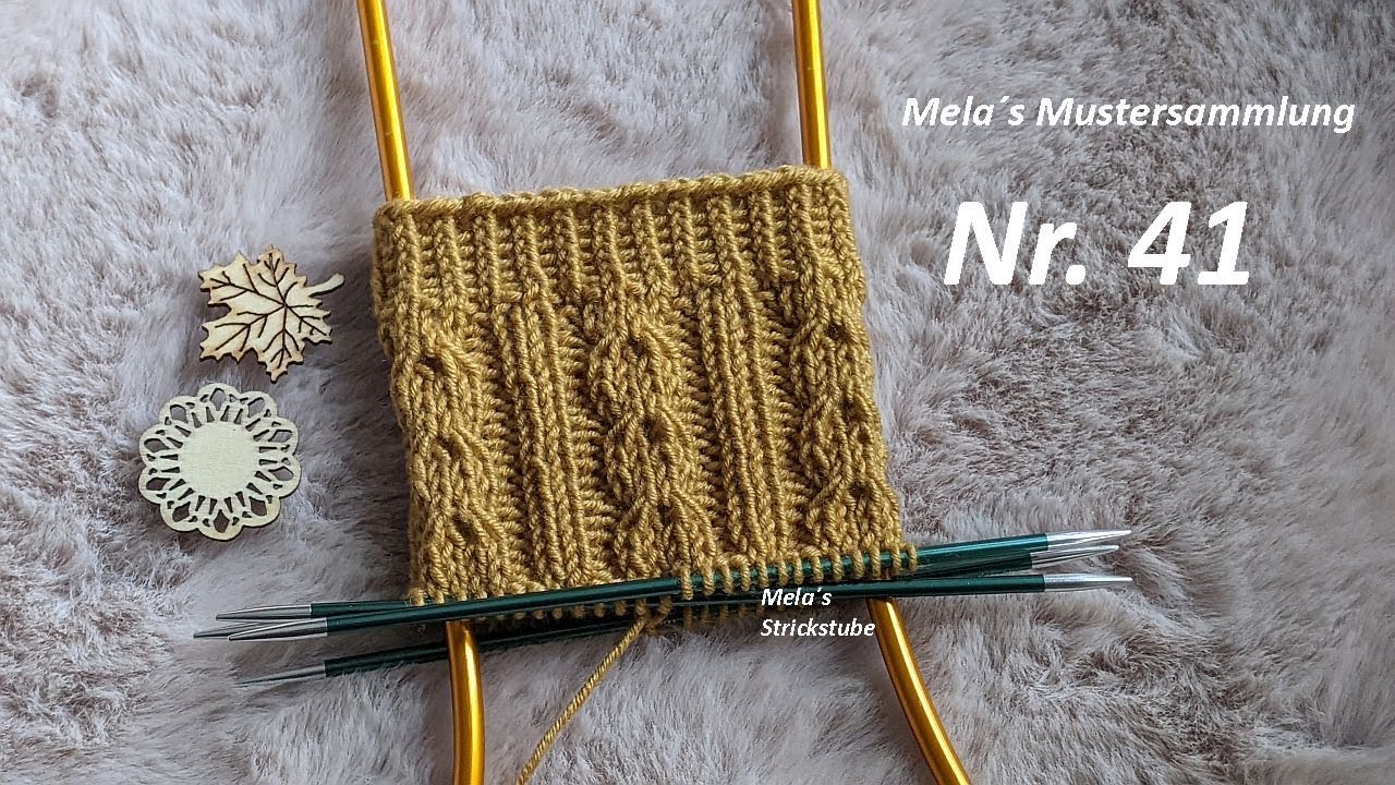 Sockenmuster Nr. 41 - Muster in Runden stricken / knitting sock pattern ...