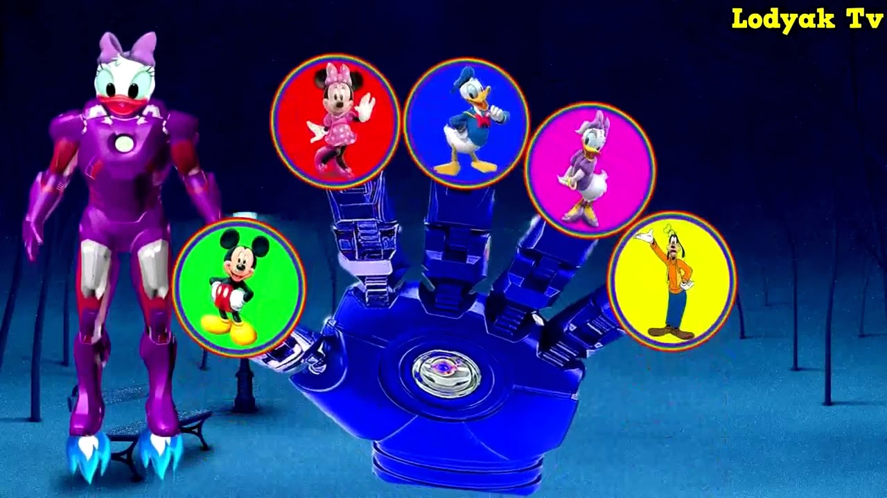 Scissors Mickey Mouse Finger Family Song ClubHouse | Nursery Rhymes for ...