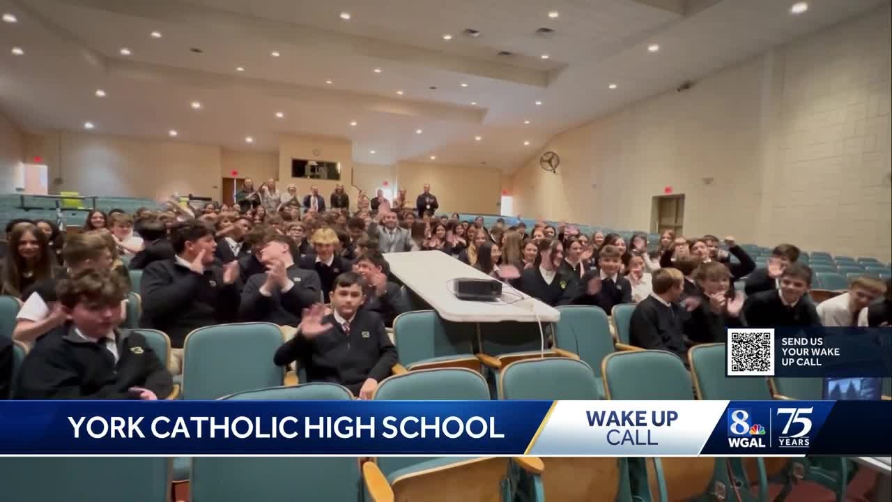 Wake Up Call: York Catholic High School - YouTube