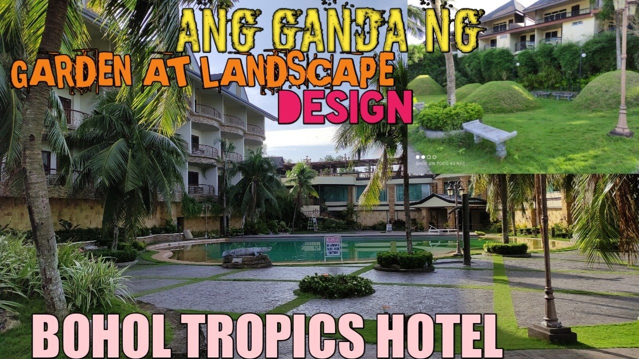 The beautiful design of landscape and garden of "BOHOL TROPICS HOTEL ...
