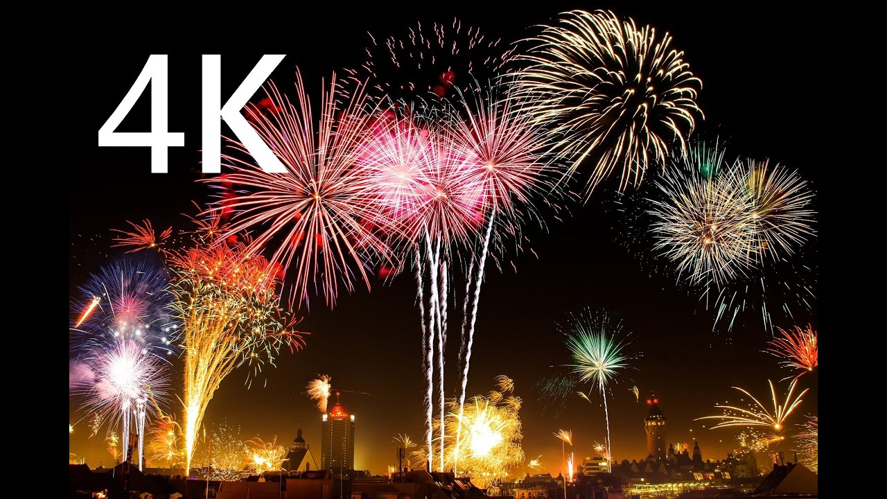 4K Explosion Video : Golden 4th of July Fireworks - YouTube