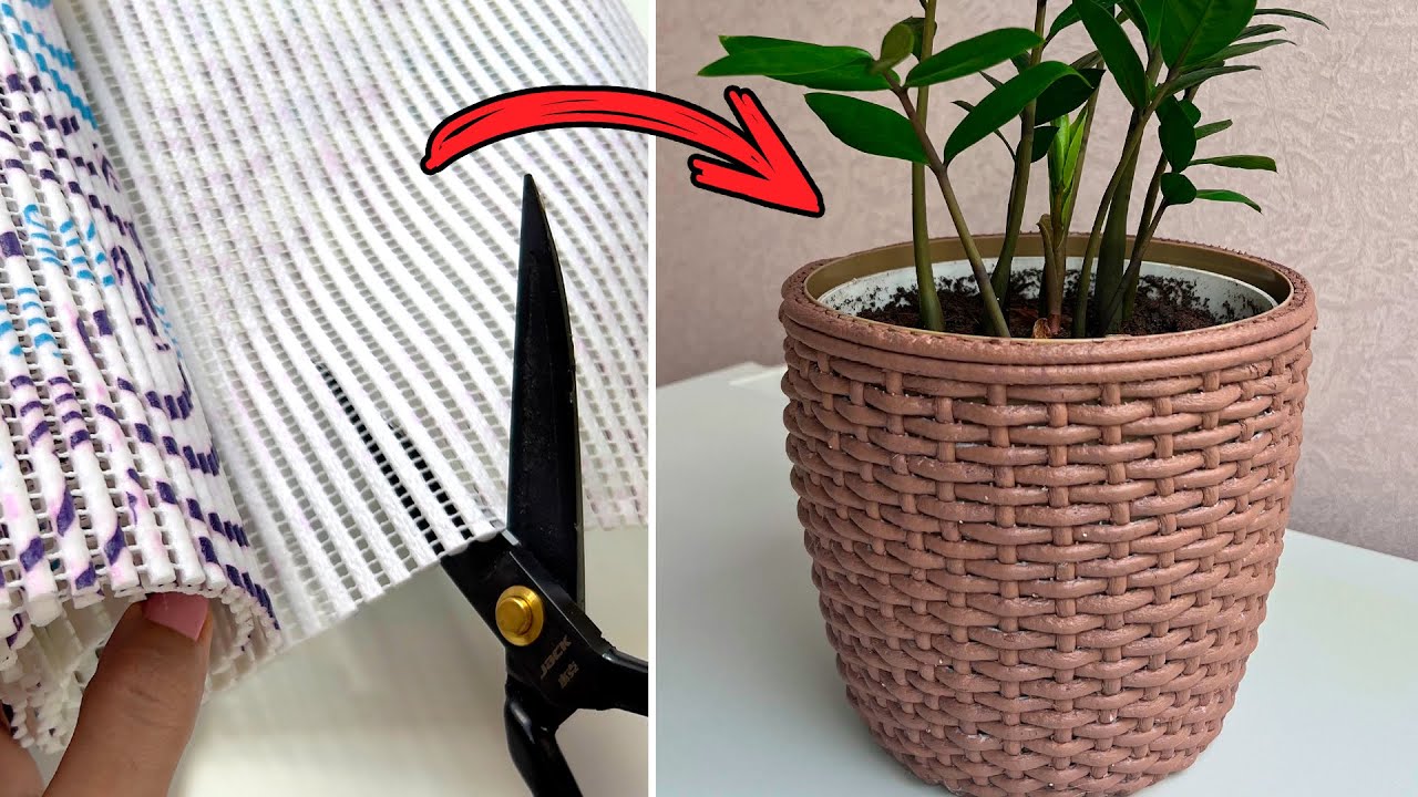 LOOK WHAT I MADE OUT OF A BATH MAT! 😍 UNUSUAL WAY OF WEAVING! DIY ...