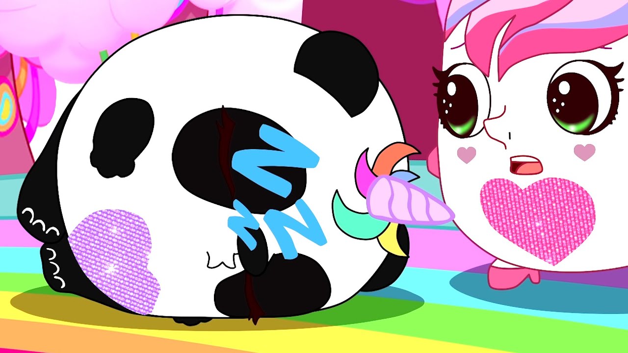 Pandacorn Can't Stop Falling Asleep! | Rainbocorns Sequin Surprise ...