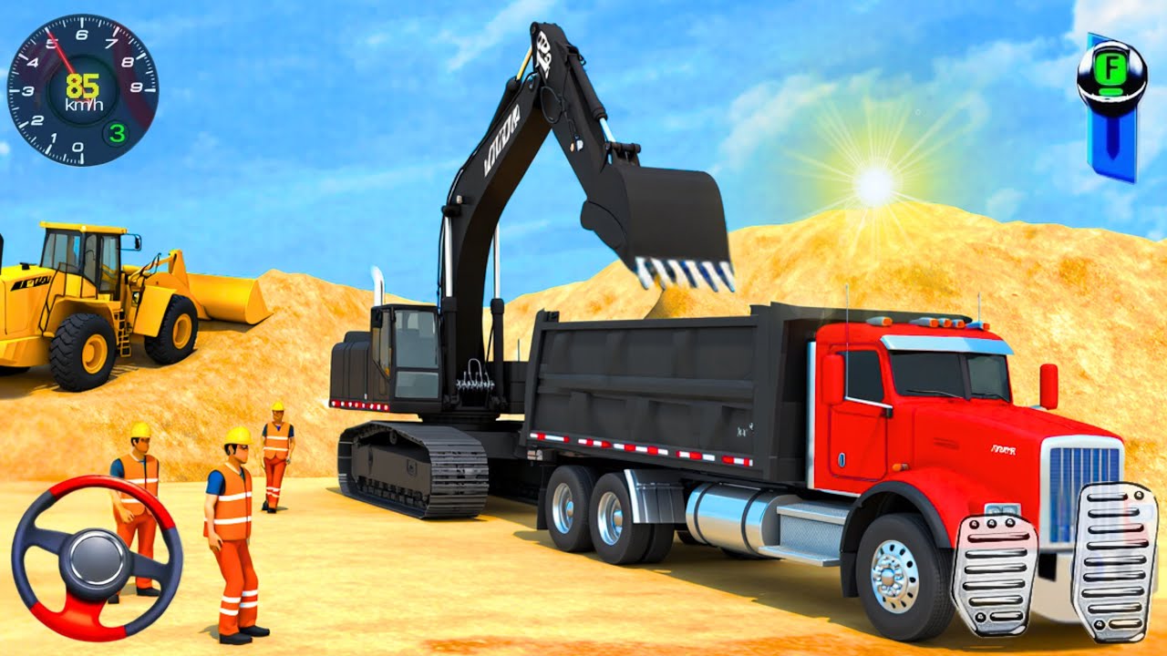Road construction builder game 2025 | City Road Construction Simulator Game Android Gameplay ...