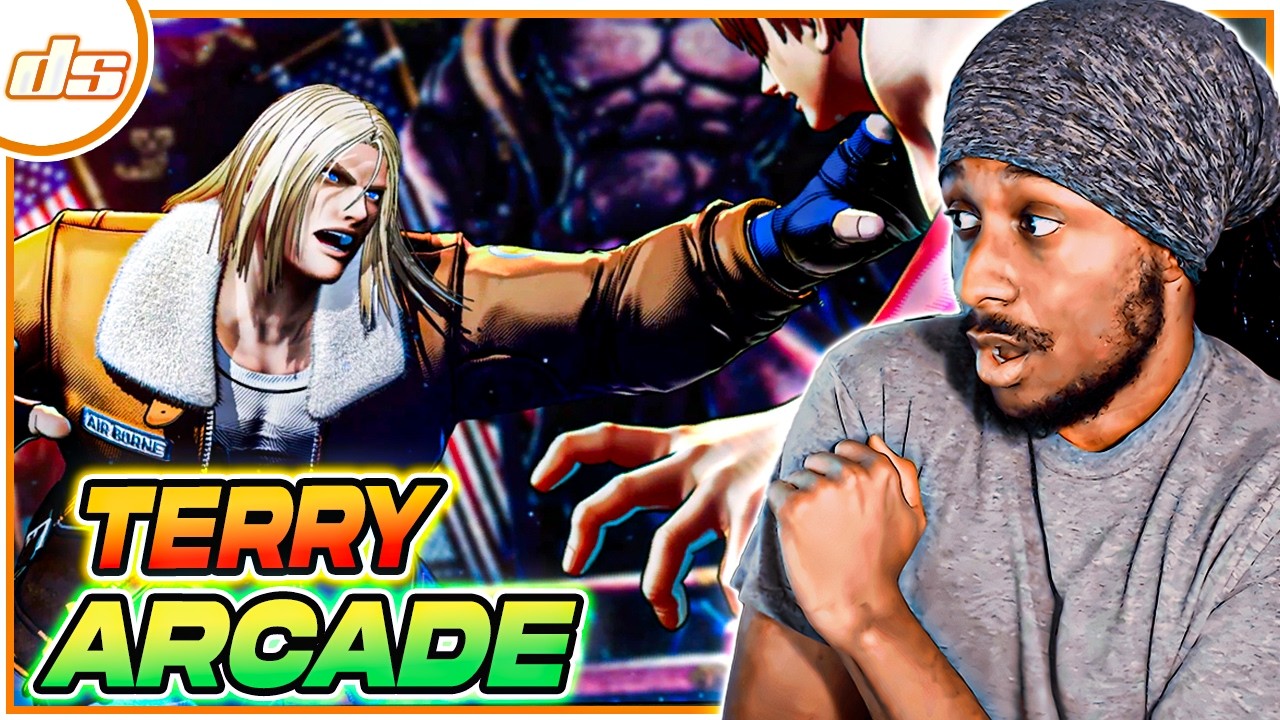 TERRY IS THE HUNGRY WOLF OF SOUTH TOWN | Terry Bogard Arcade Mode - YouTube
