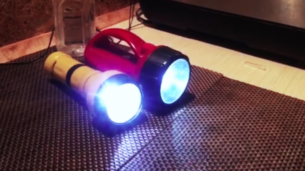 How to recover:repair 4 volt battery from the flashlight ...