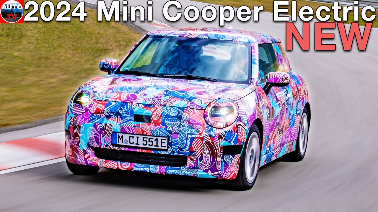 All NEW 2024 Mini Cooper Electric - FIRST LOOK on track - YouTube