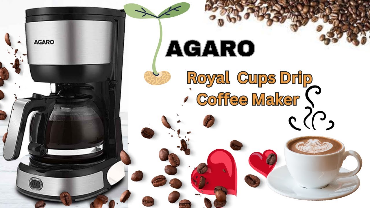 AGARO Royal 4 Big Cups Drip Coffee Maker/UNBOXING Coffee Maker/REVIEW ...