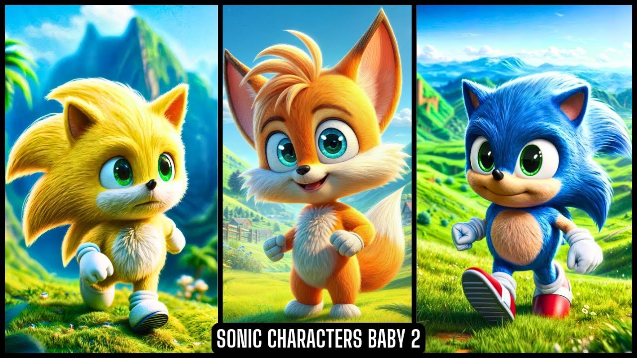 Sonic The Hedgehog All Characters as BABY (Part 2) - YouTube