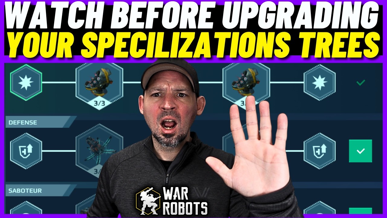 Specializations - 3 Upgrade Methods - Cheap to Expensive - War Robots ...