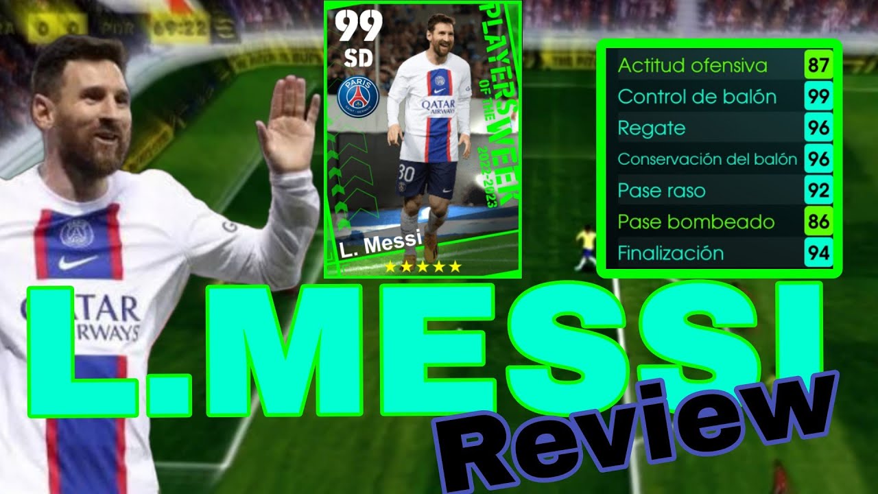 GOAT🛑😯L.MESSI +99 CON CONTROL DE BALON BRUTAL EN #efootball2023mobile ...