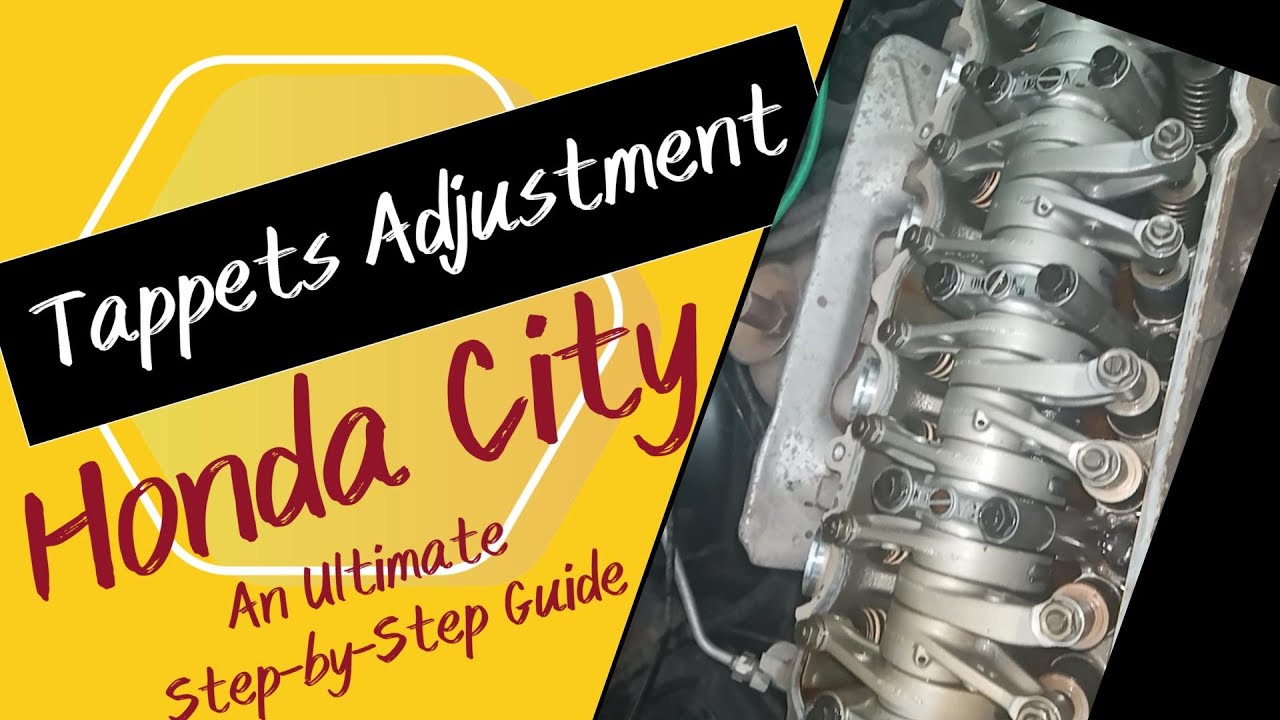 An Ultimate Step-by-Step Guide to Tappets Adjustment - YouTube