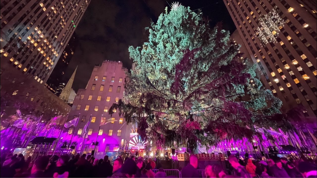 Rockefeller Center Tree Lighting Ceremony 2022 - Live 🎄 Part 3 - YouTube