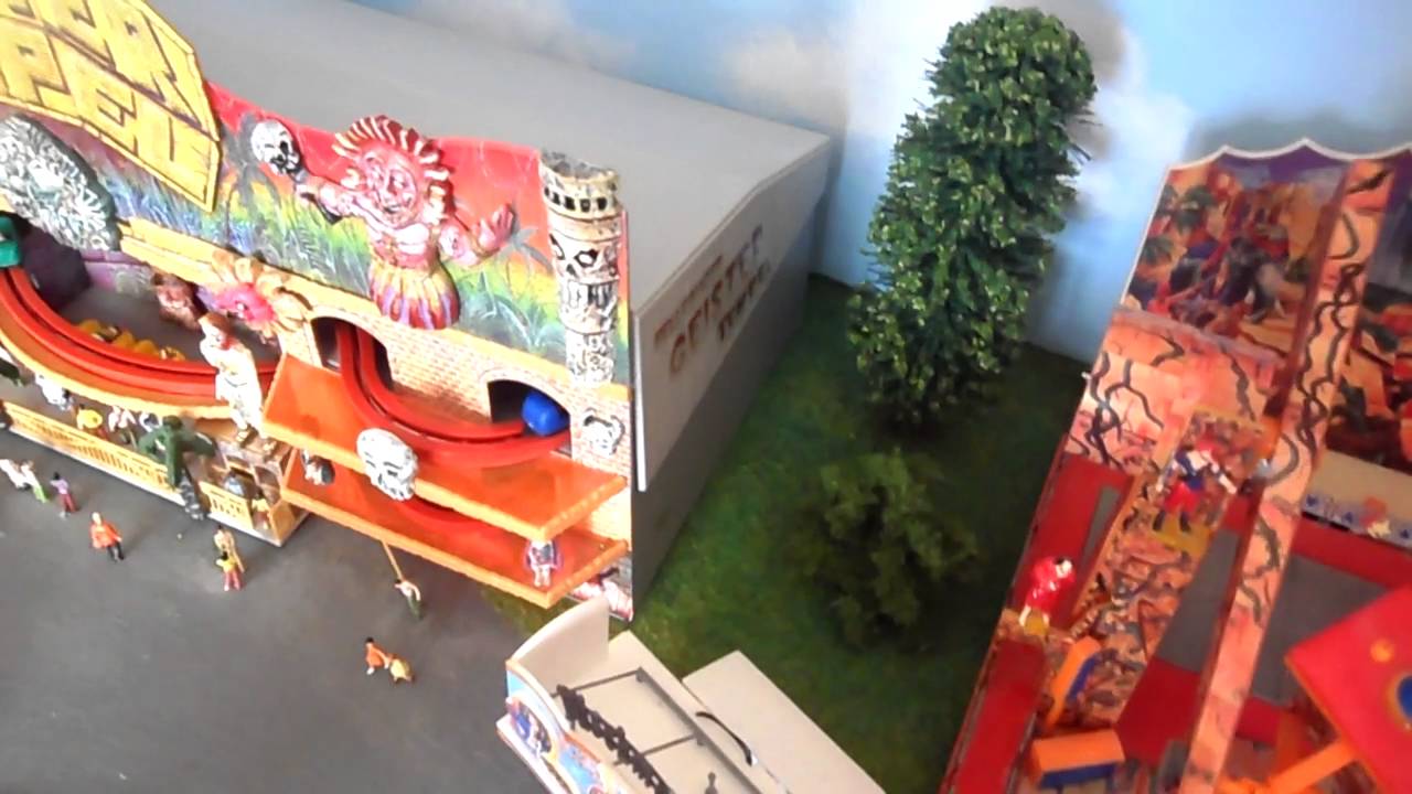 Faller fairground ride Diorama - YouTube