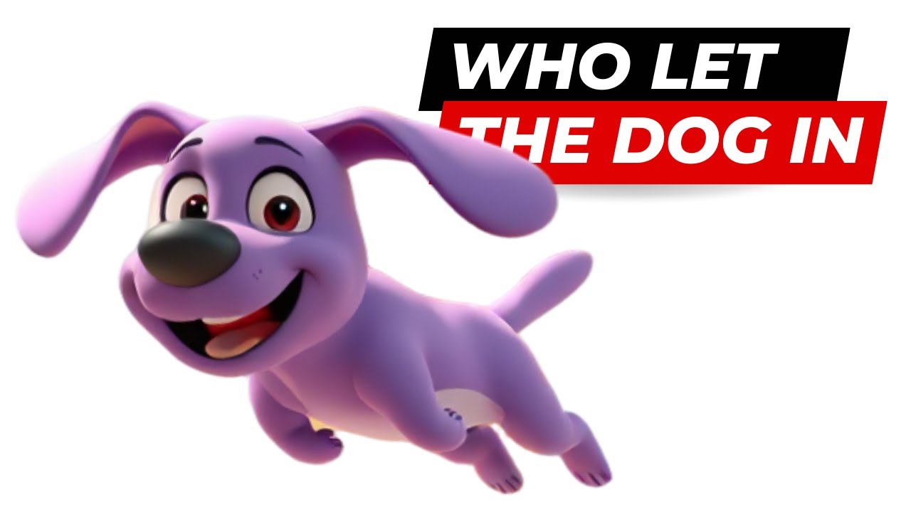 Who Let the Dog In? | Funny Kids Song with Puppy Dog Adventures! 🐾🎶 ...