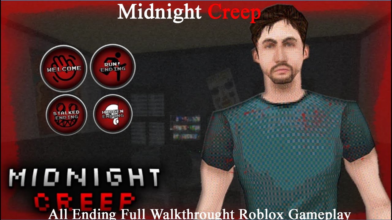 Midnight Creep All Ending Full Walkthrought Roblox Gameplay - YouTube
