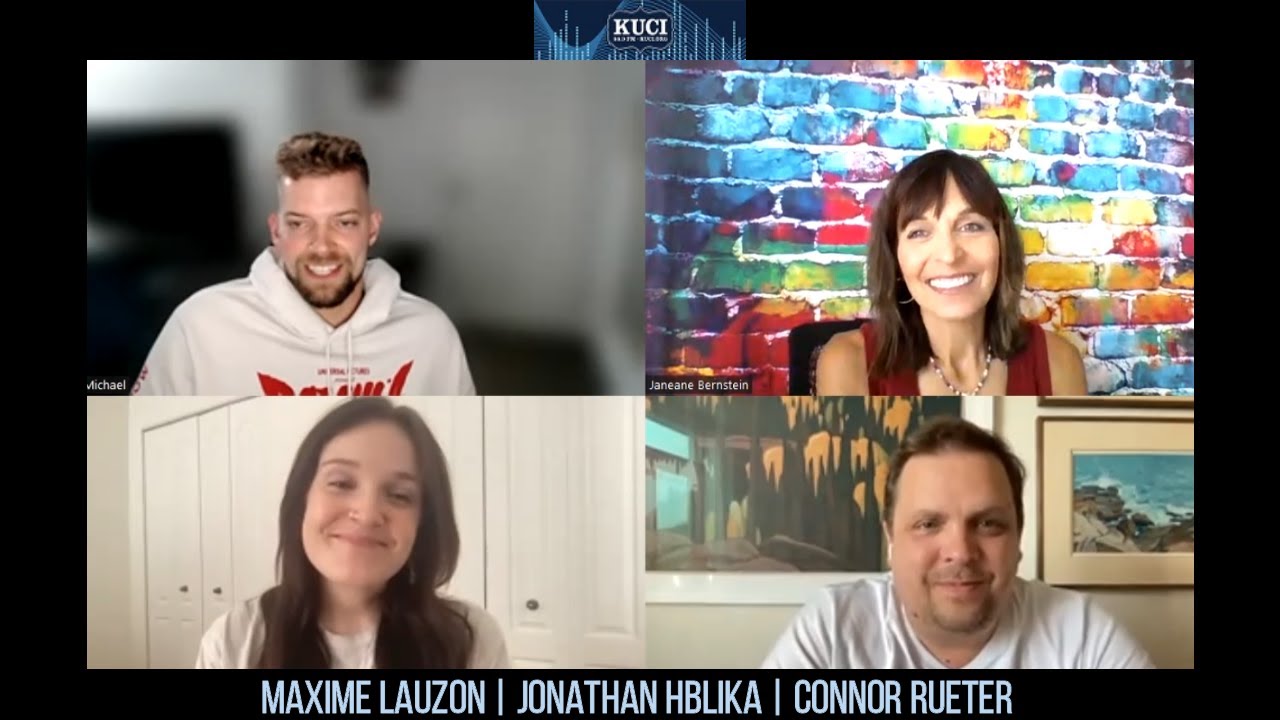 Jonathan Hblika, Connor Rueter, Maxime Lauzon of HAPPY F’K’IN SUNSHINE ...