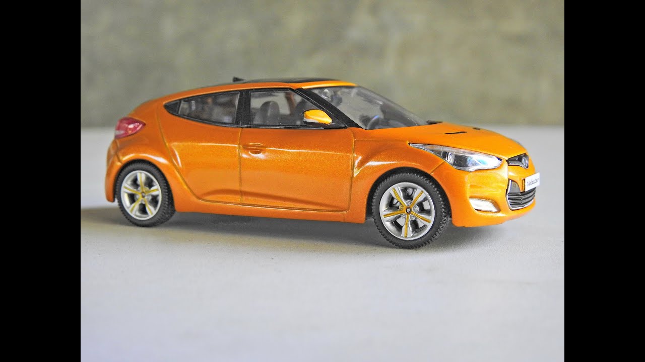 Hyundai Veloster (2012) 1:43 Scale model - YouTube