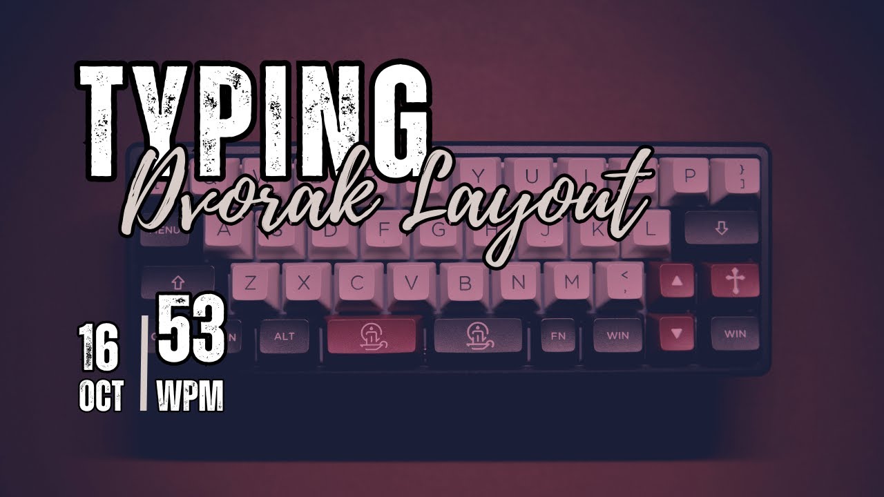 Read to 120WPM | Dvorak Layout Practice | Monkeytype || Merja Shourov ...