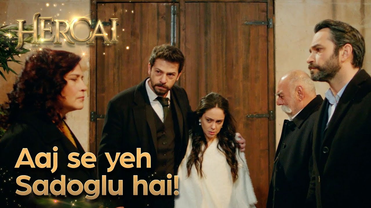 Azat, Elif ko Sadoglu haweli mein la raha hai! - Hercai Urdu Episode ...