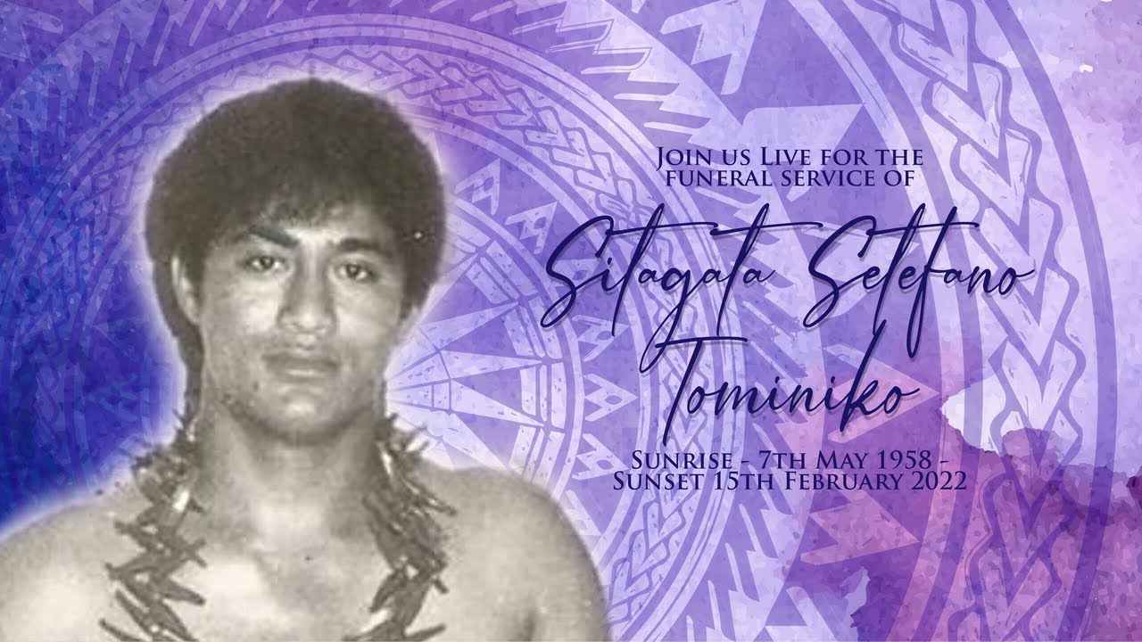 Funeral service of Sitagata Setefano Tominiko - YouTube