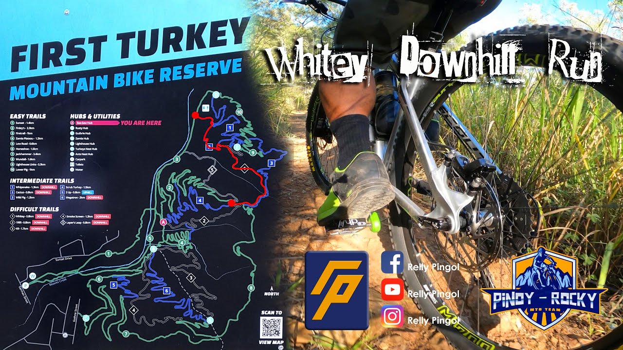 First Turkey Mountain Bike Reserve Whitey Downhill Run - YouTube