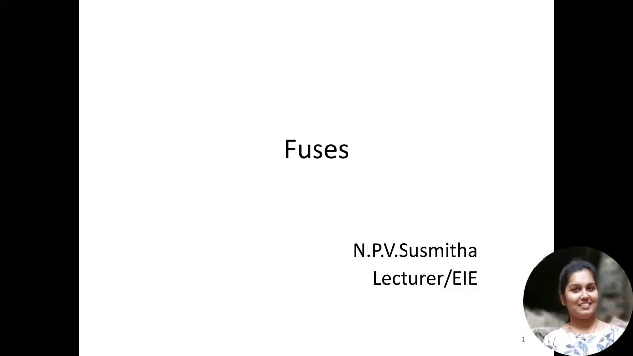 Fuses - Classification & Applications - YouTube