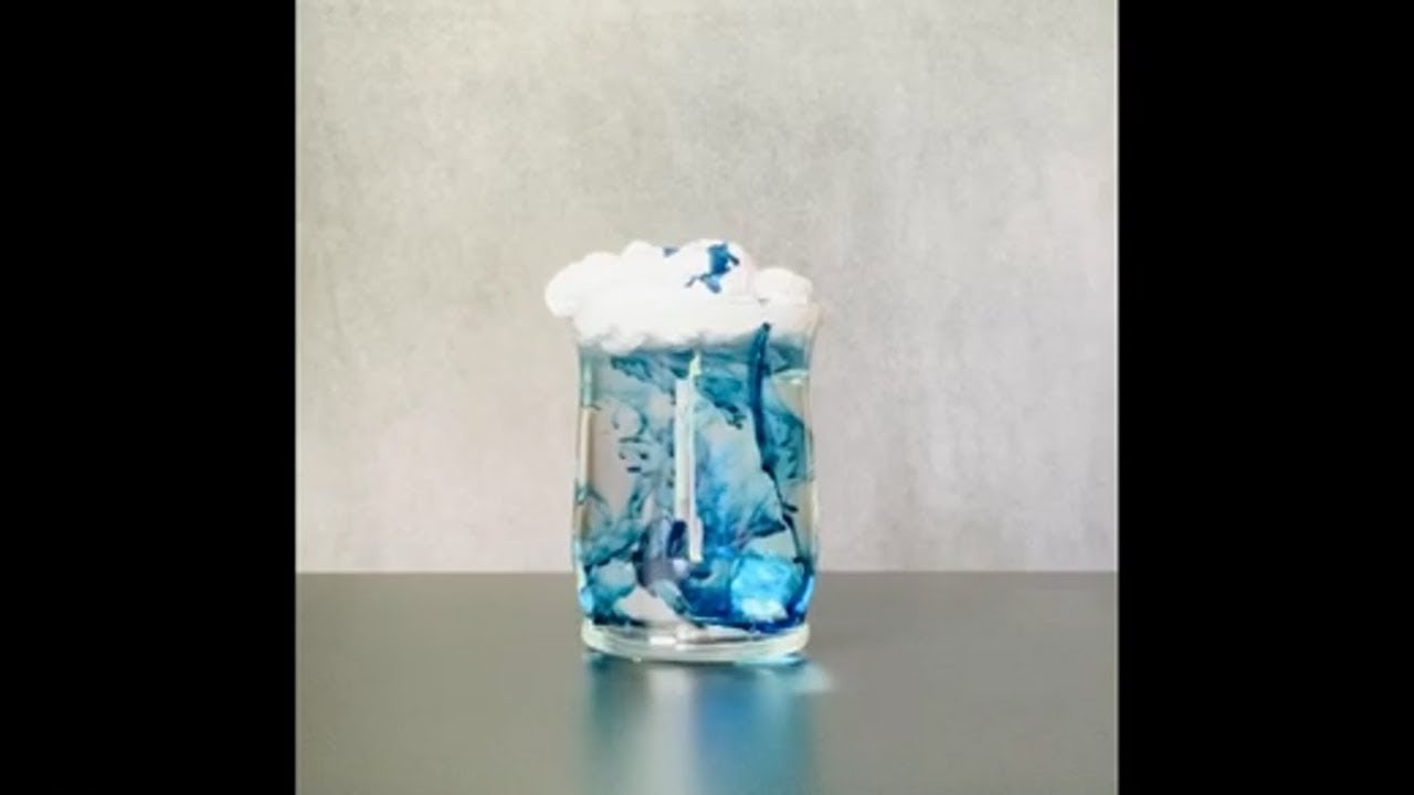 Visual Arts Lesson- Rain Clouds in a Jar - YouTube