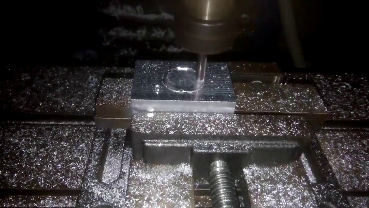 Pocket Testing on DIY CNC Milling Machine - 5-Aluminium (Video 1) - YouTube