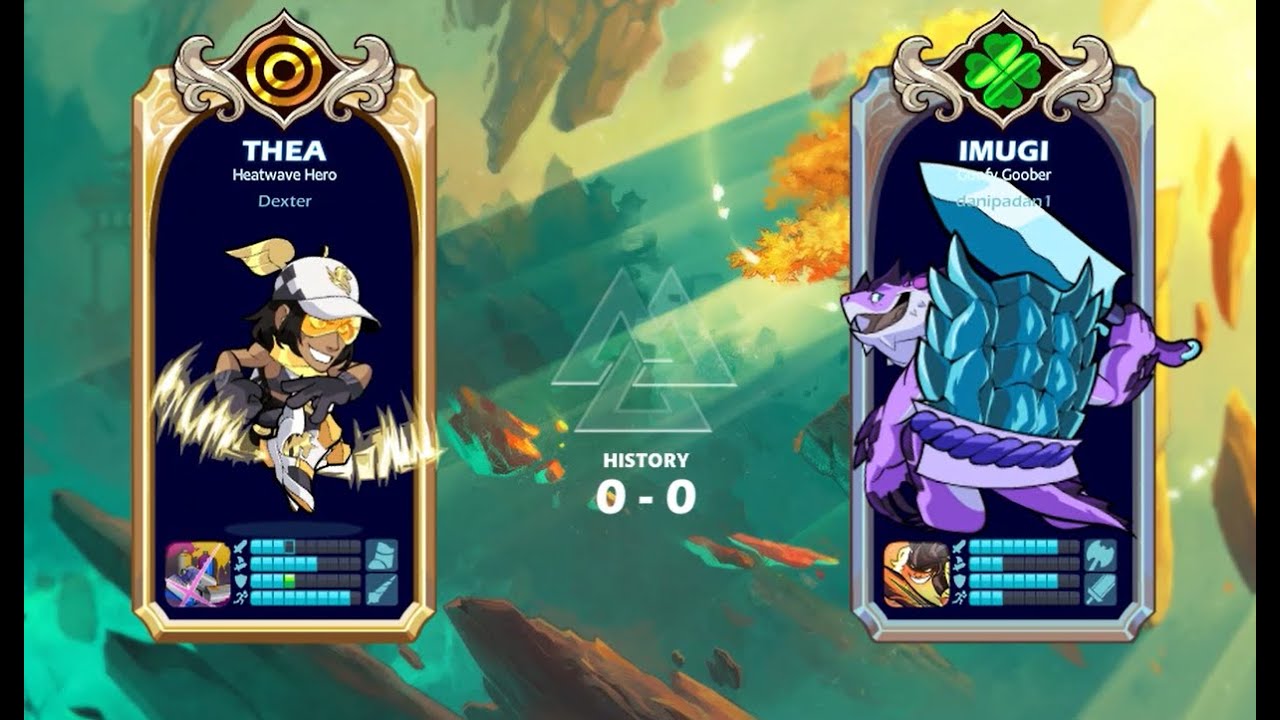 Thea beating Imugi | Brawlhalla - YouTube