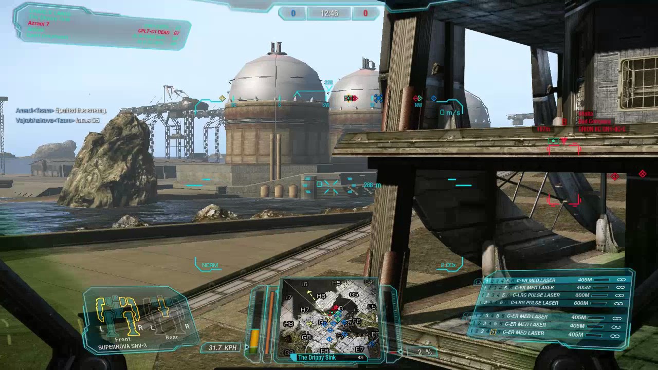 Mech Warrior Online: Supernova-3 Gameplay - River City Skirmish - YouTube