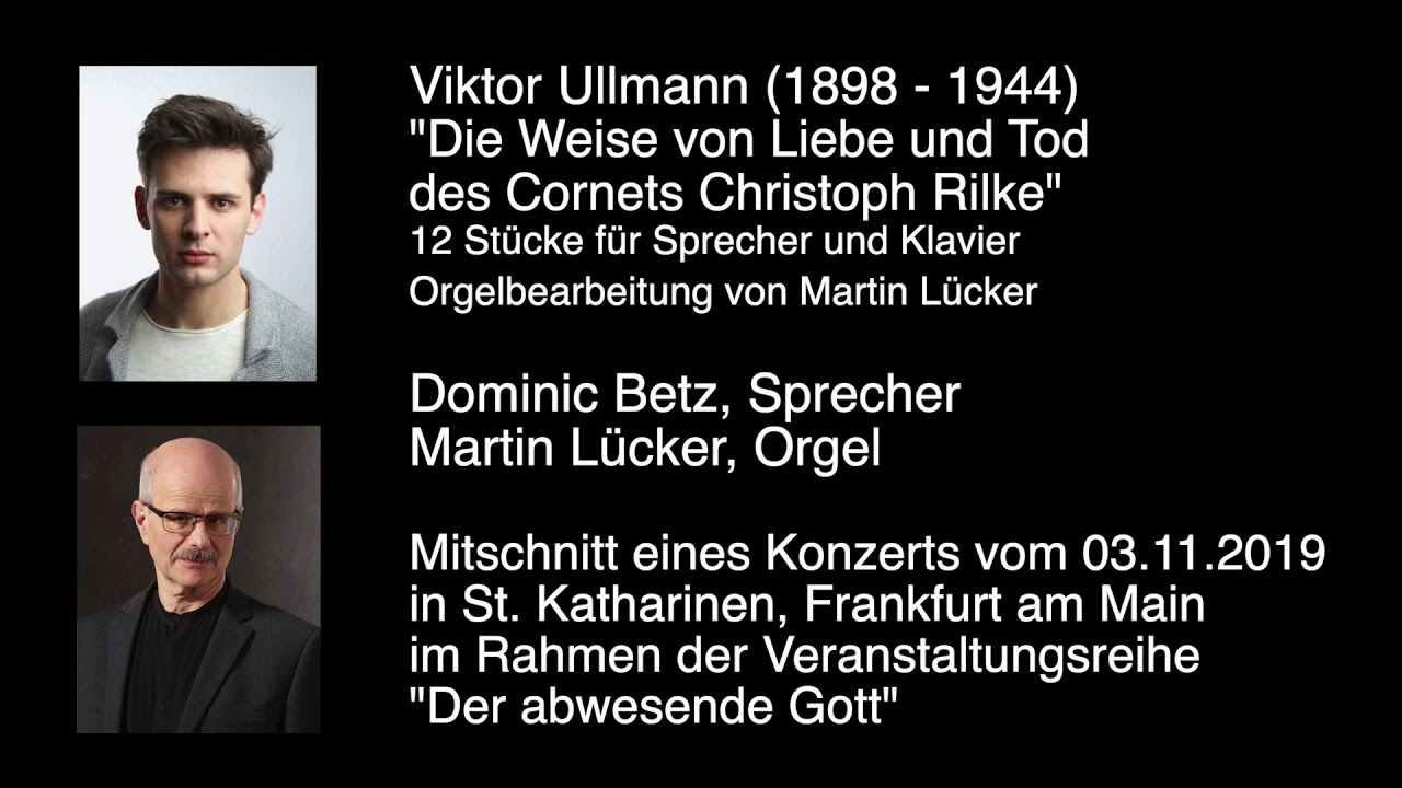 V. Ullmann: Die Weise von Liebe und Tod des Cornets Christoph Rilke ...