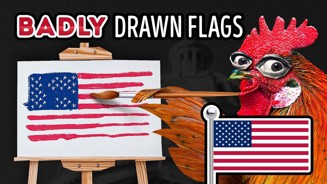 Badly Drawn Flags of North and South America - YouTube
