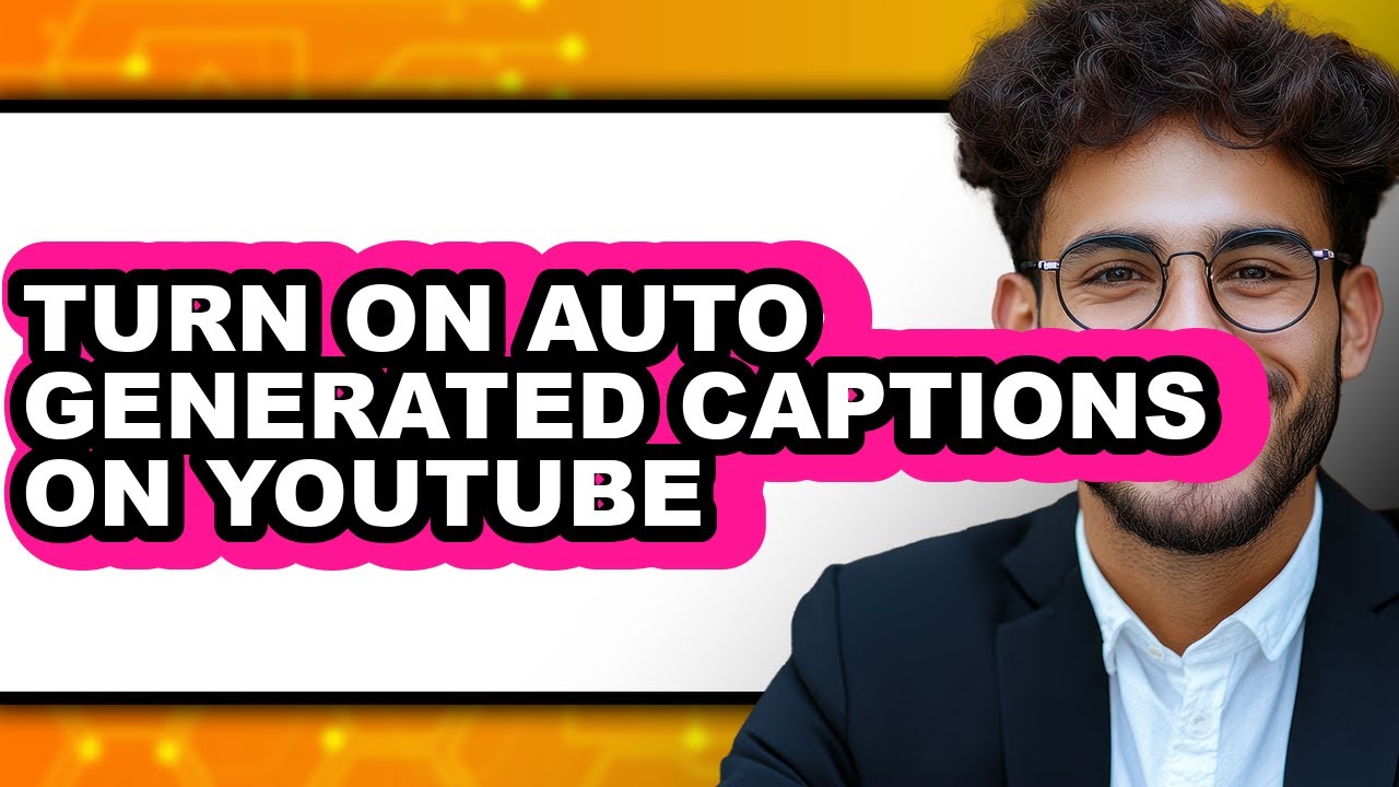 How to Turn on Auto Generated Captions on Youtube (easy Method) - YouTube