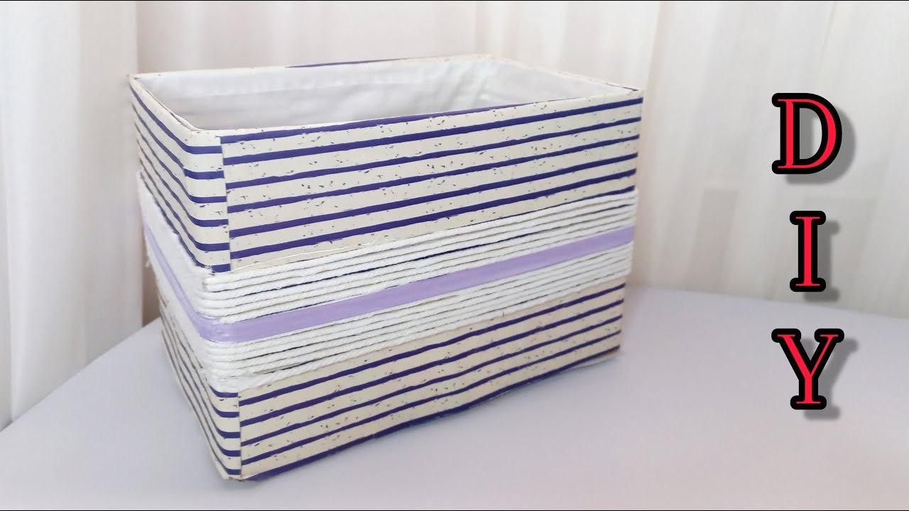 Very simple, make an organization box with only cardboard and gift ...