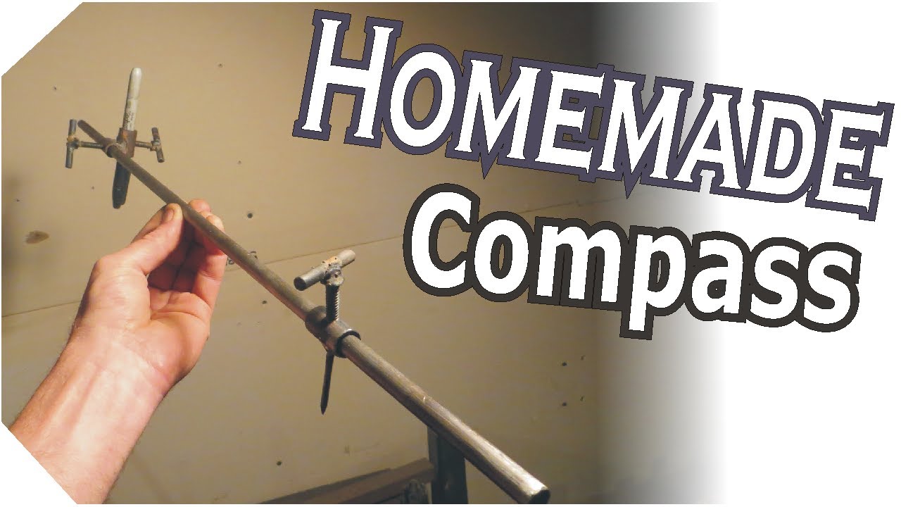 MAKING A STEEL HOMEMADE COMPASS TOOL - YouTube