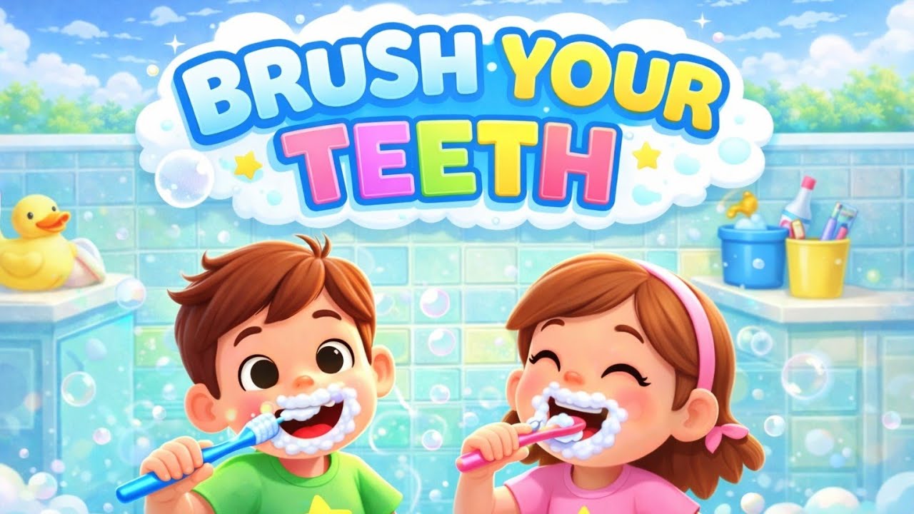 Brushing Teeth Song for Kids 🦷 - YouTube