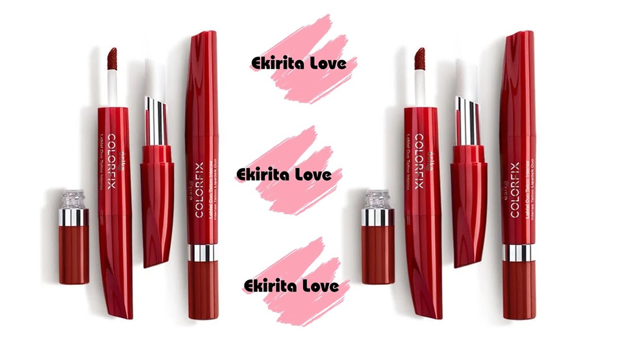 #ColorFix Labial duo tattoo Intense Fija el color en dos pasos: 1 ...