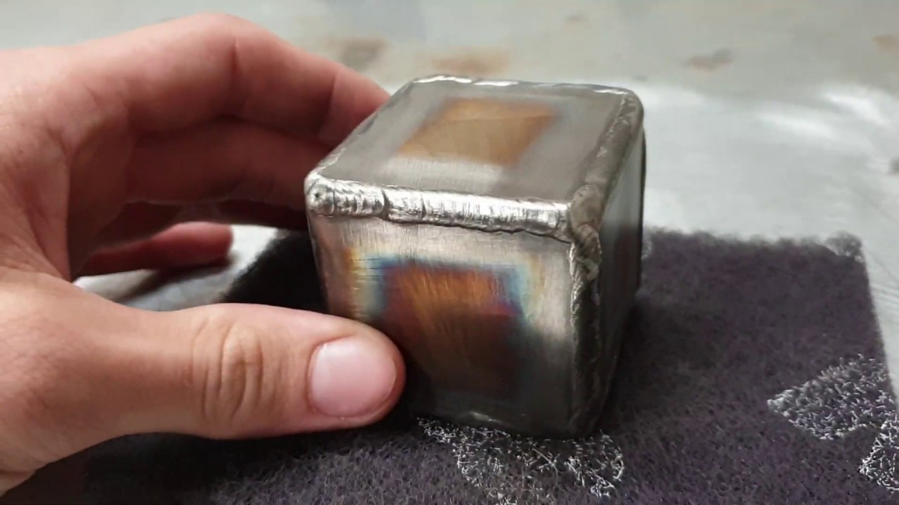 Welding a Cube - YouTube