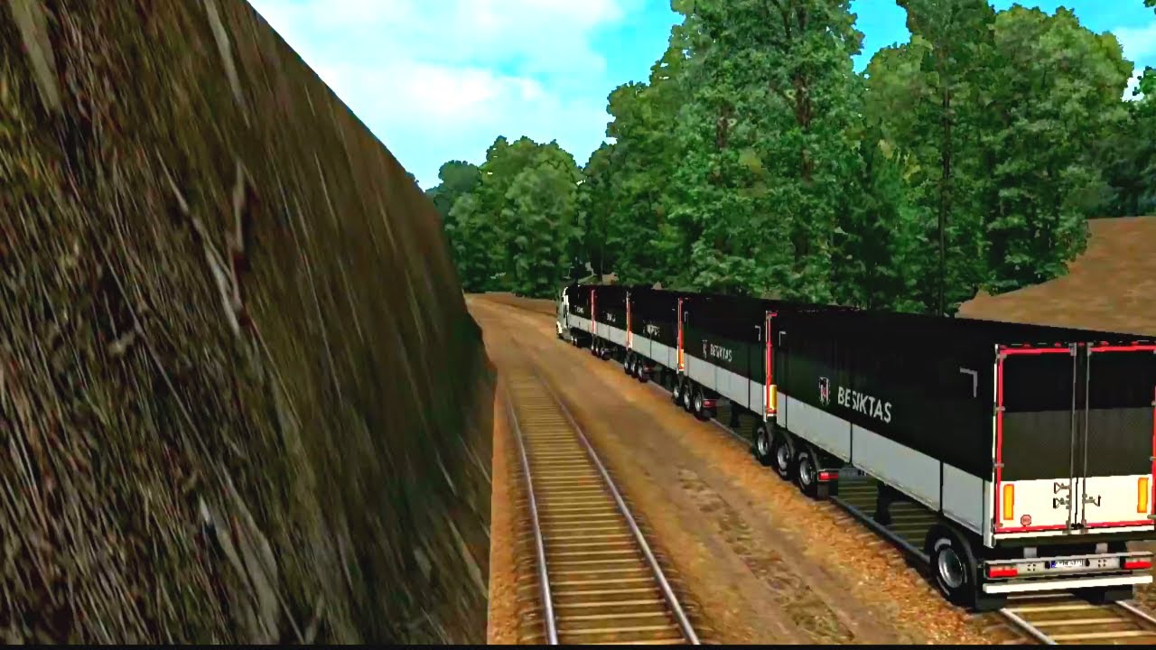 Euro Truck Simulator 2 | Road Train Long Trailer ETS2 | QUAD Trailers ...