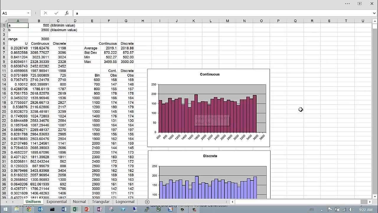 Random Variate Generation Part 1 - YouTube