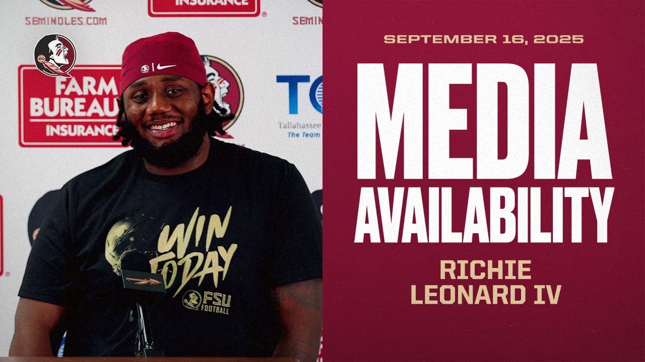 OL Richie Leonard IV: "Find ways to get better" - YouTube