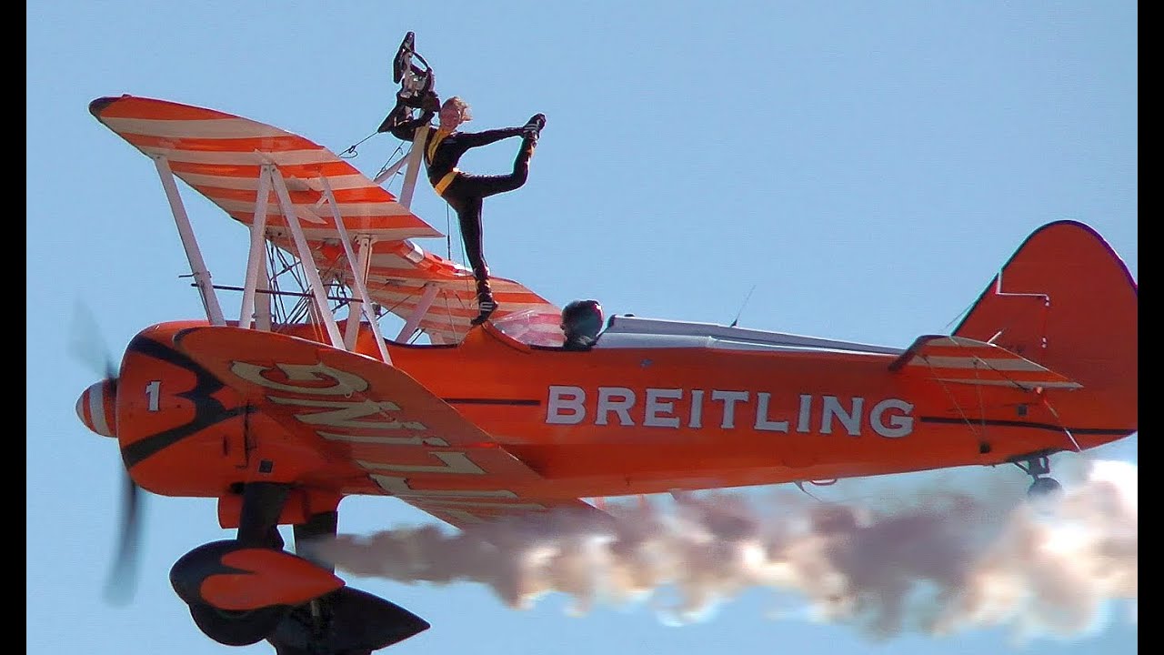 The Girls of Breitling Wingwalkers & Super Hornet Display - Avalon 2013 ...
