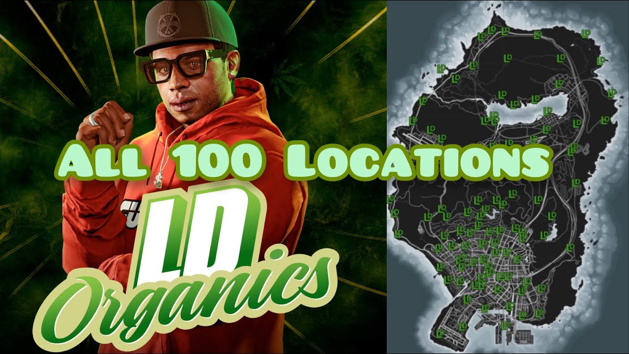 GTA Online - All 100 LD Organics Products Locations [Collectibles ...