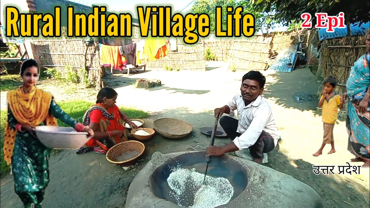 Rural Indian Life Uttar Pradesh/Real Life India In UP/भारतीय गांव का ...