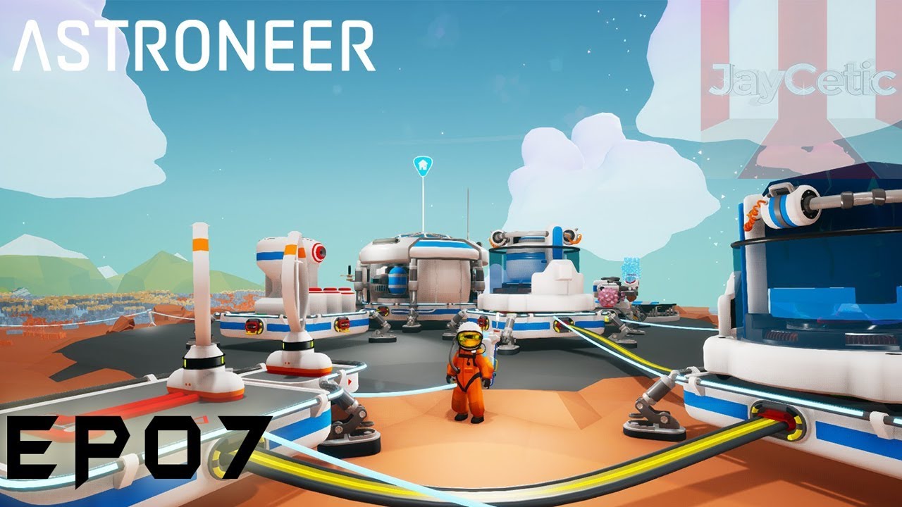 Astroneer - Surviving - EP07 - Caves, Rover and Research - YouTube